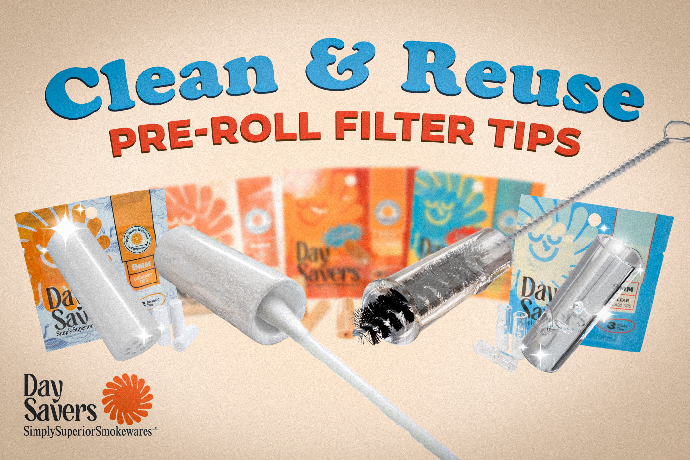 How to Clean and Reuse Premium Pre-Roll Filter Tips - DaySavers