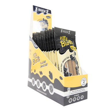 Fill-A Blunts Pre-Rolled Blunt Tubes with Glass Tips - Display Box [15 ...