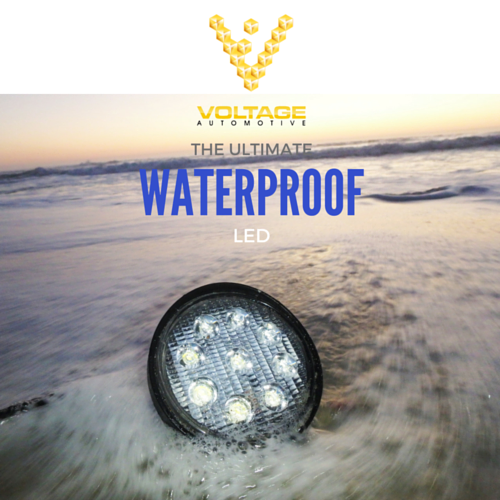 Super Bright 10-30V Round LED Work Lights For Tractor Excavator Boat ...