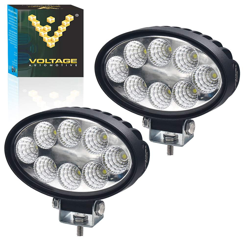 Super Bright 10-30V Round LED Work Lights For Tractor Excavator Boat ...