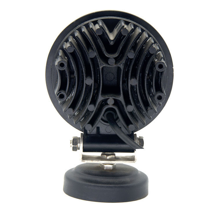 Super Bright 10-30V Round LED Work Lights For Tractor Excavator Boat ...