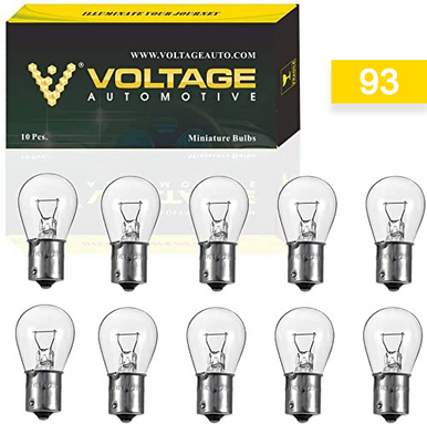 Voltage Automotive 93 Auto Light Bulb | 93 signal light bulb | 93 Brake ...