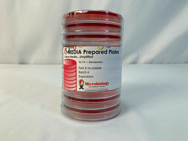 XLT-4 Agar w/Gentamicin Pre-poured plates (20 Plates) - Microbiology ...