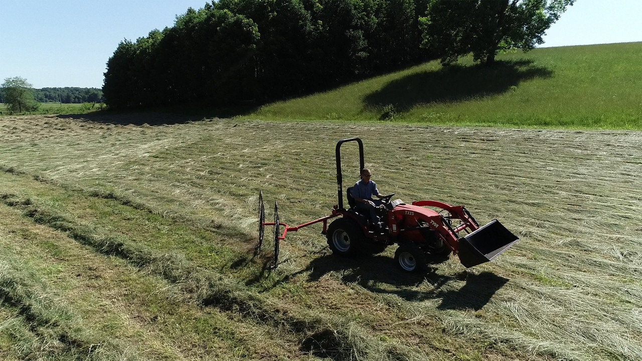 Ibex TX51 2-Wheel Rake | Tractor Tools Direct | TX Homesteader Hay Package