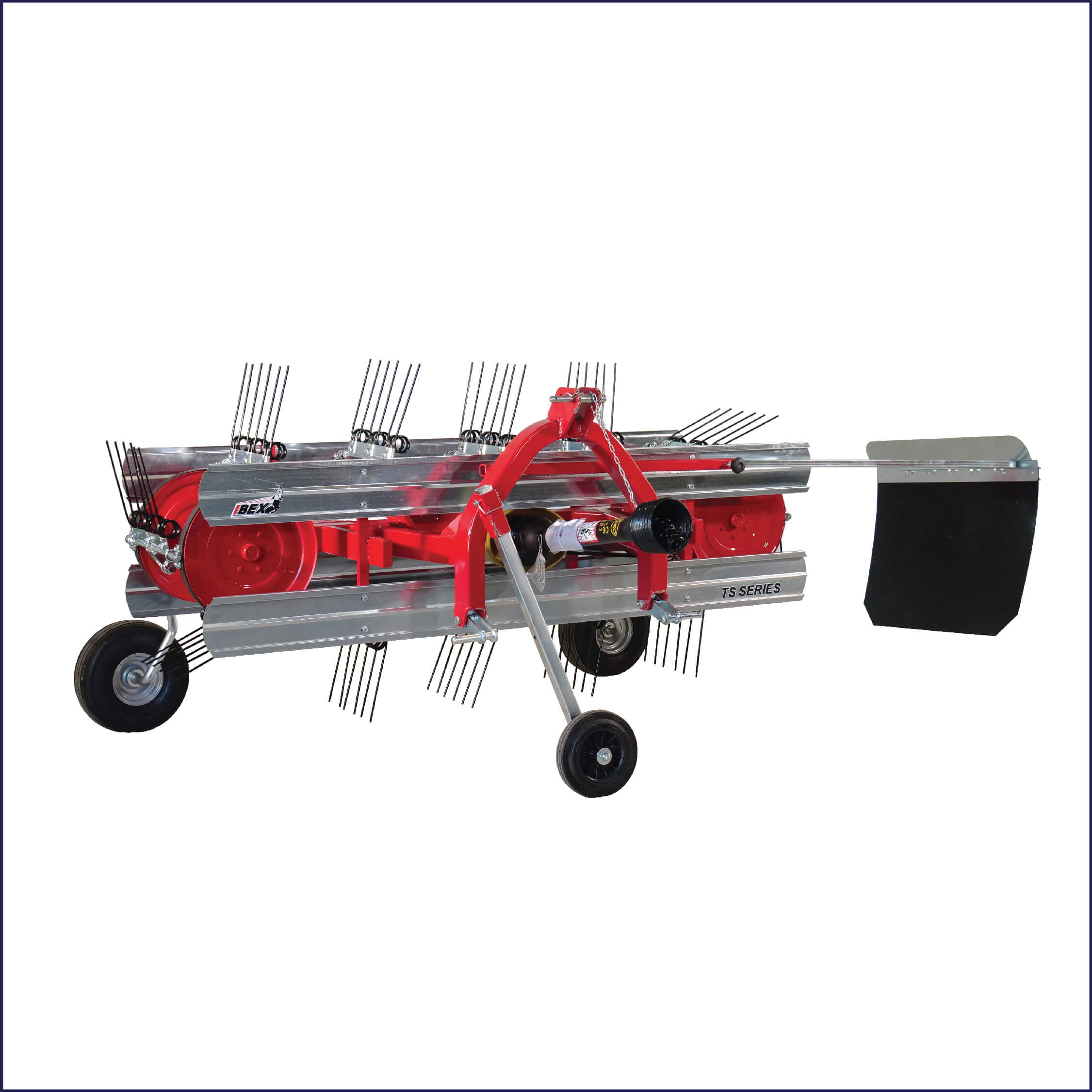Hay Rake | Ibex TS100 Belt Rake | Tractor Tools Direct | Compact Tractor