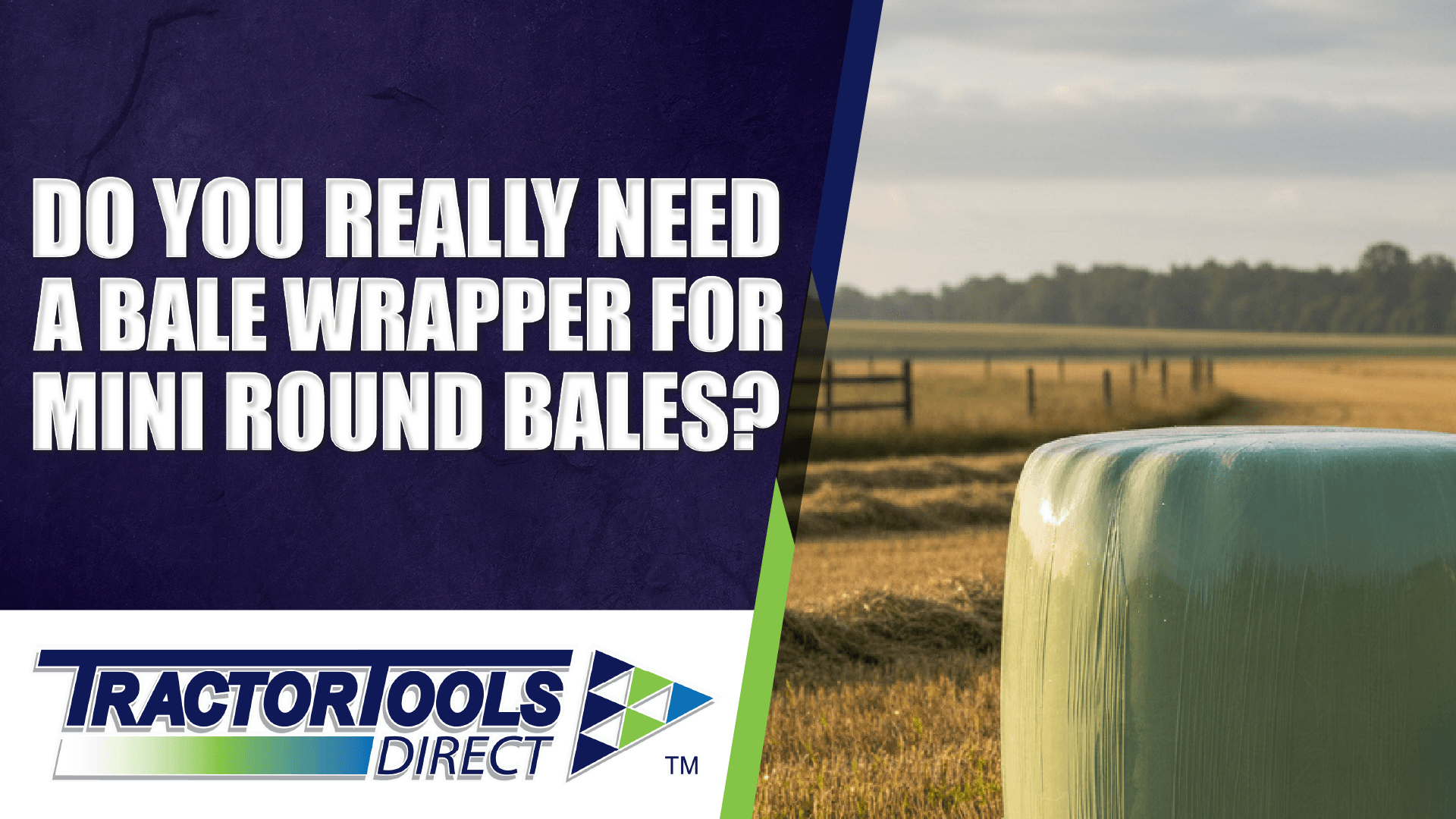 Do You Really Need a Bale Wrapper for Mini Round Bales? - Tractor Tools ...