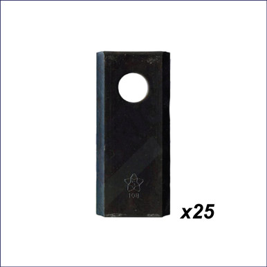 Box of 25 Blades for Ibex TS51C, TM67C, & TL75C Drum Mower