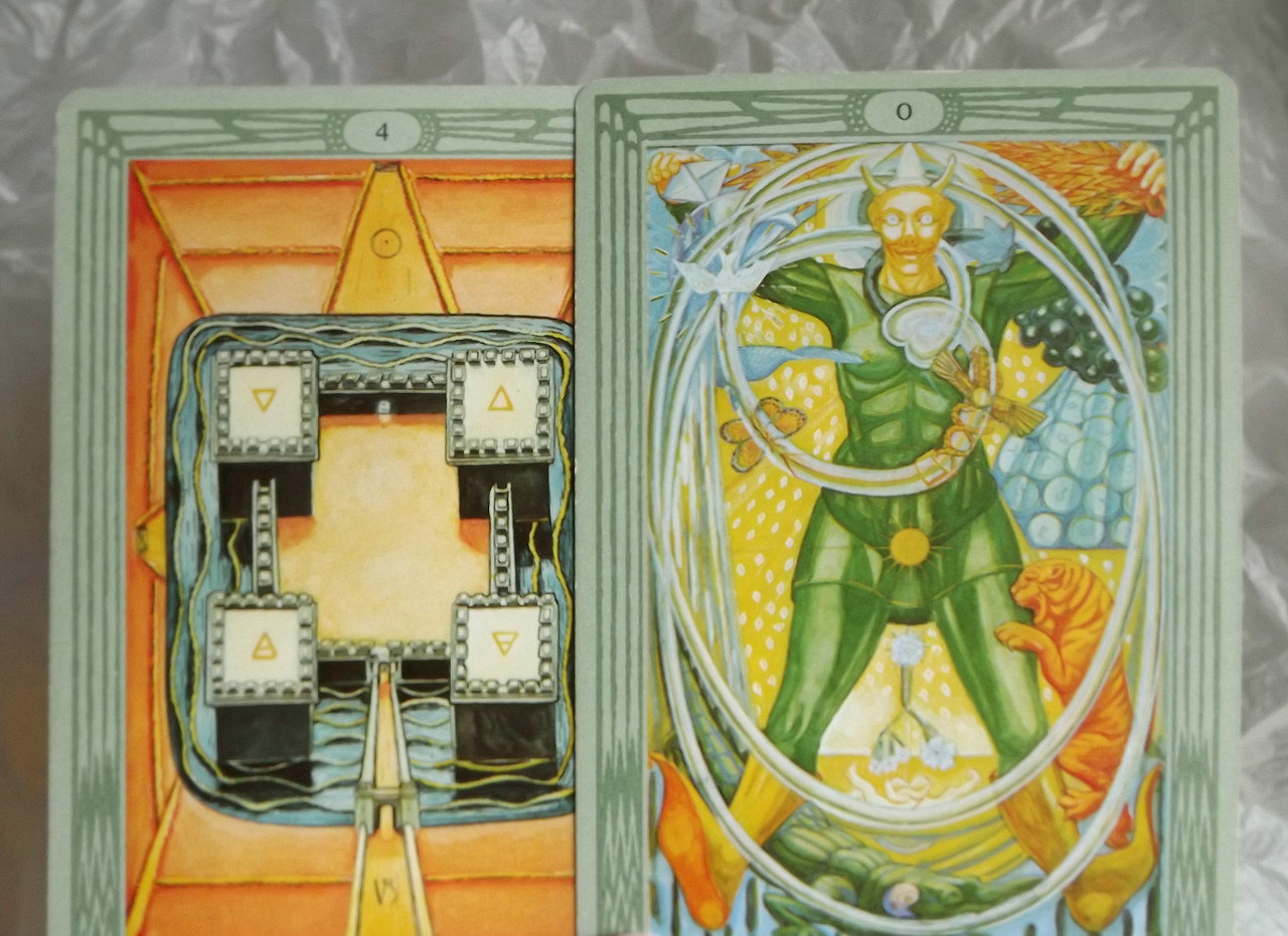 Aleister Crowley Thoth Tarot deck “White Box C” edition 1983