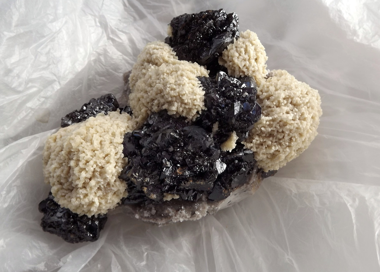 Barite on Sphalerite Elmwood Mine Tn. Spectacular Specimen