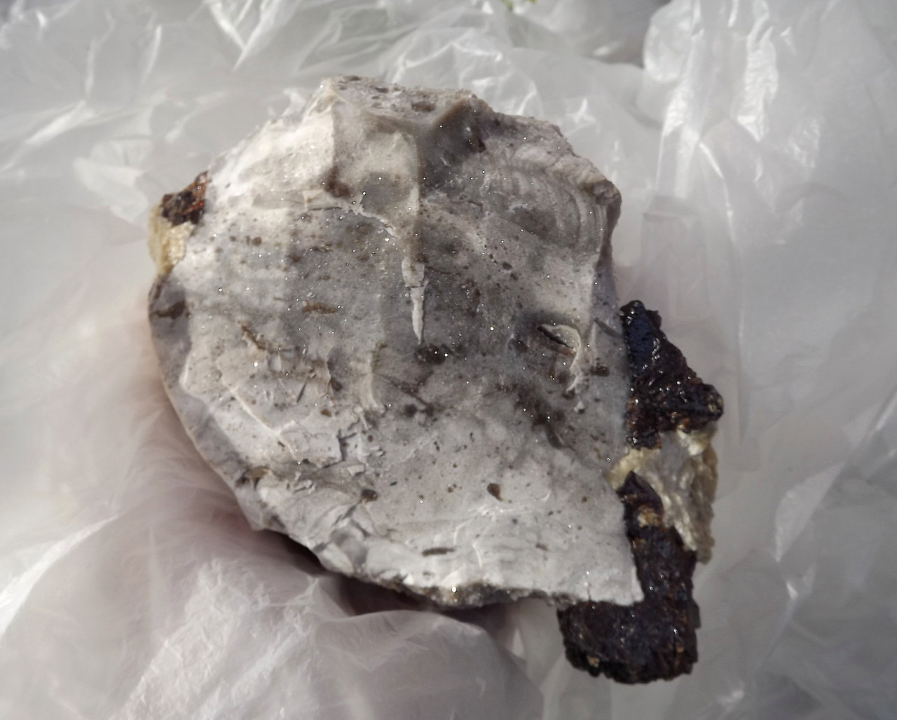 Barite on Sphalerite Elmwood Mine Tn. Spectacular Specimen