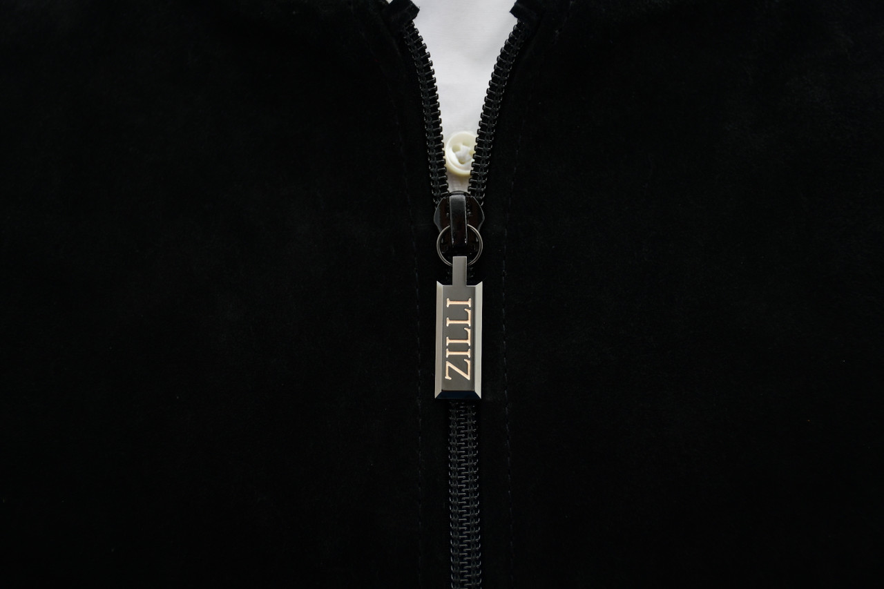 Zilli Coat Suede Black