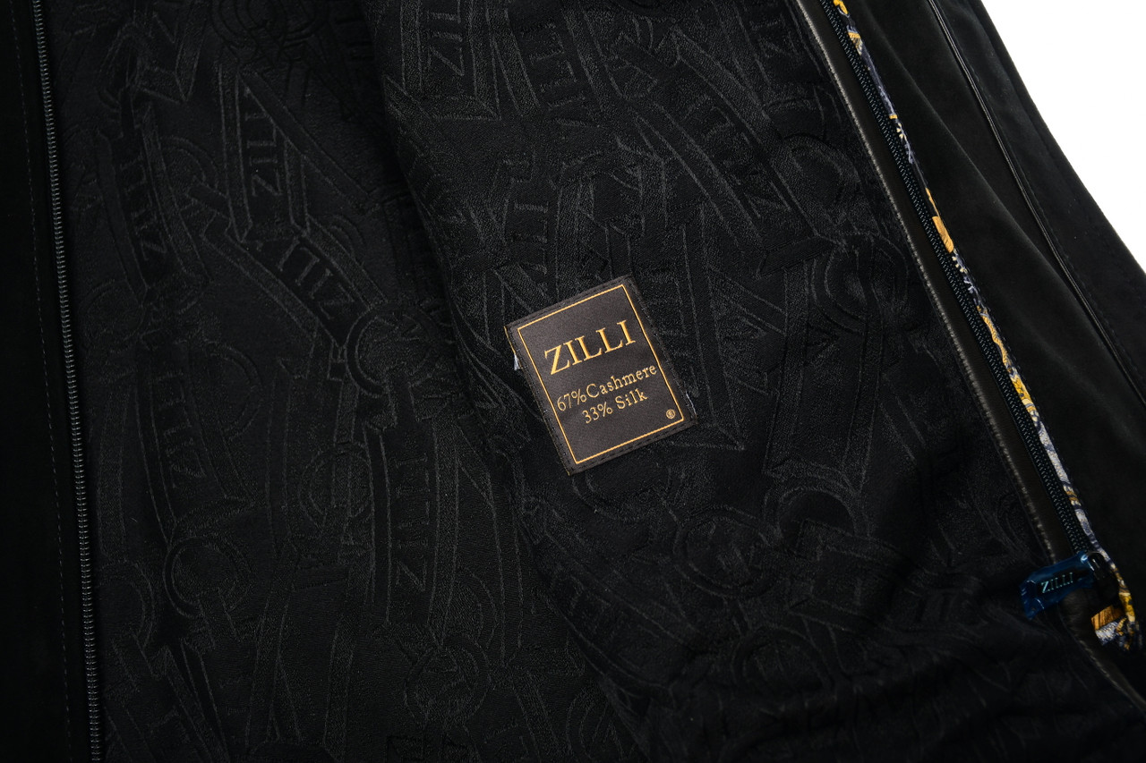 Zilli Coat Suede Black