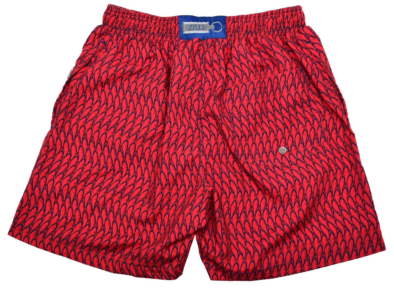 Zilli Swimwear Swim Suit Red Fish
