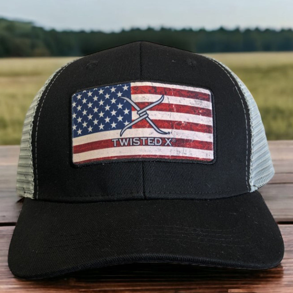 Twisted X Ballcap Vintage USA Style Adult Size - saddleupcolorado