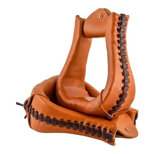 Saddle Up Western Tack Circle Y Leather Laced Western Stirrups ...