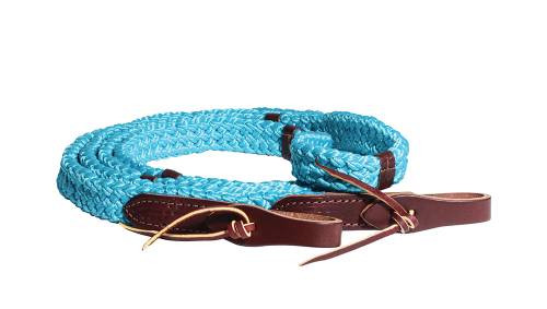 Professionals Choice Quiet Control Turquoise Reins (7802TQ)