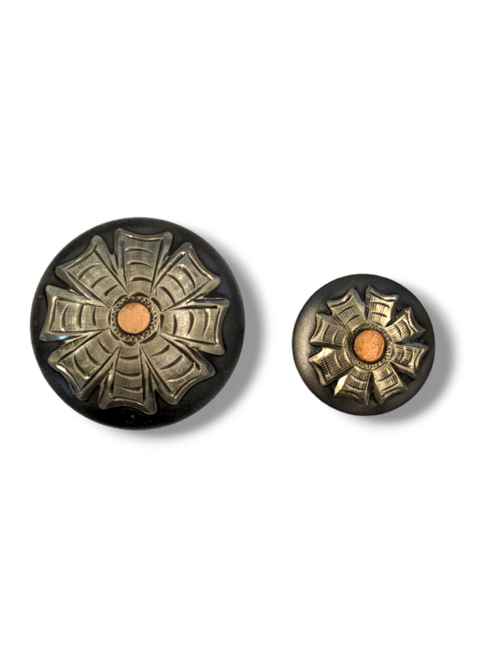 Wildfire Saddlery 1" Pinwheel Style Concho (C1C1)