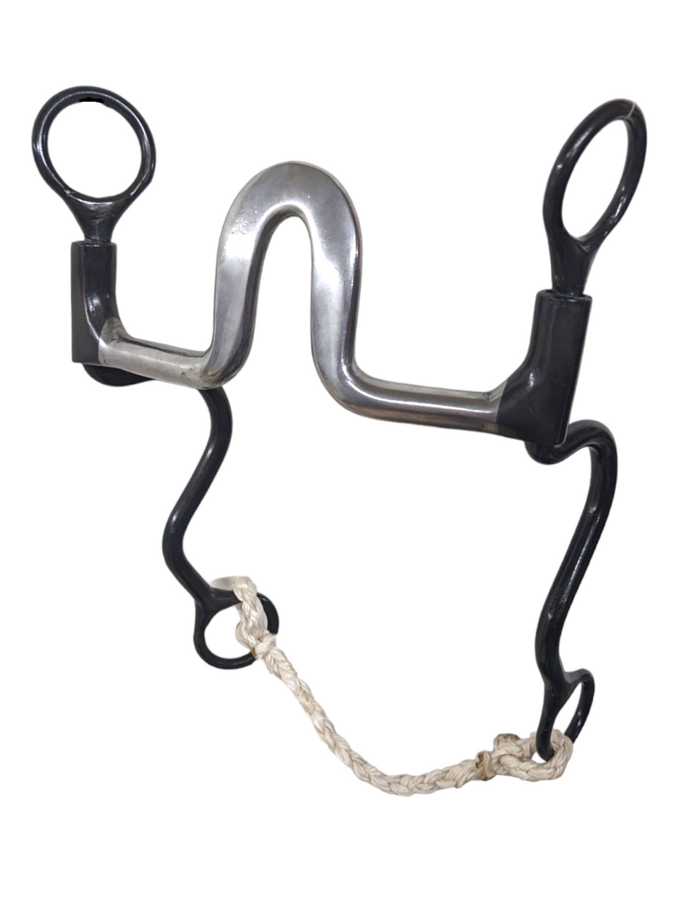 One By Two Spooned Port Solid Mouth Bit - Dutton Bits