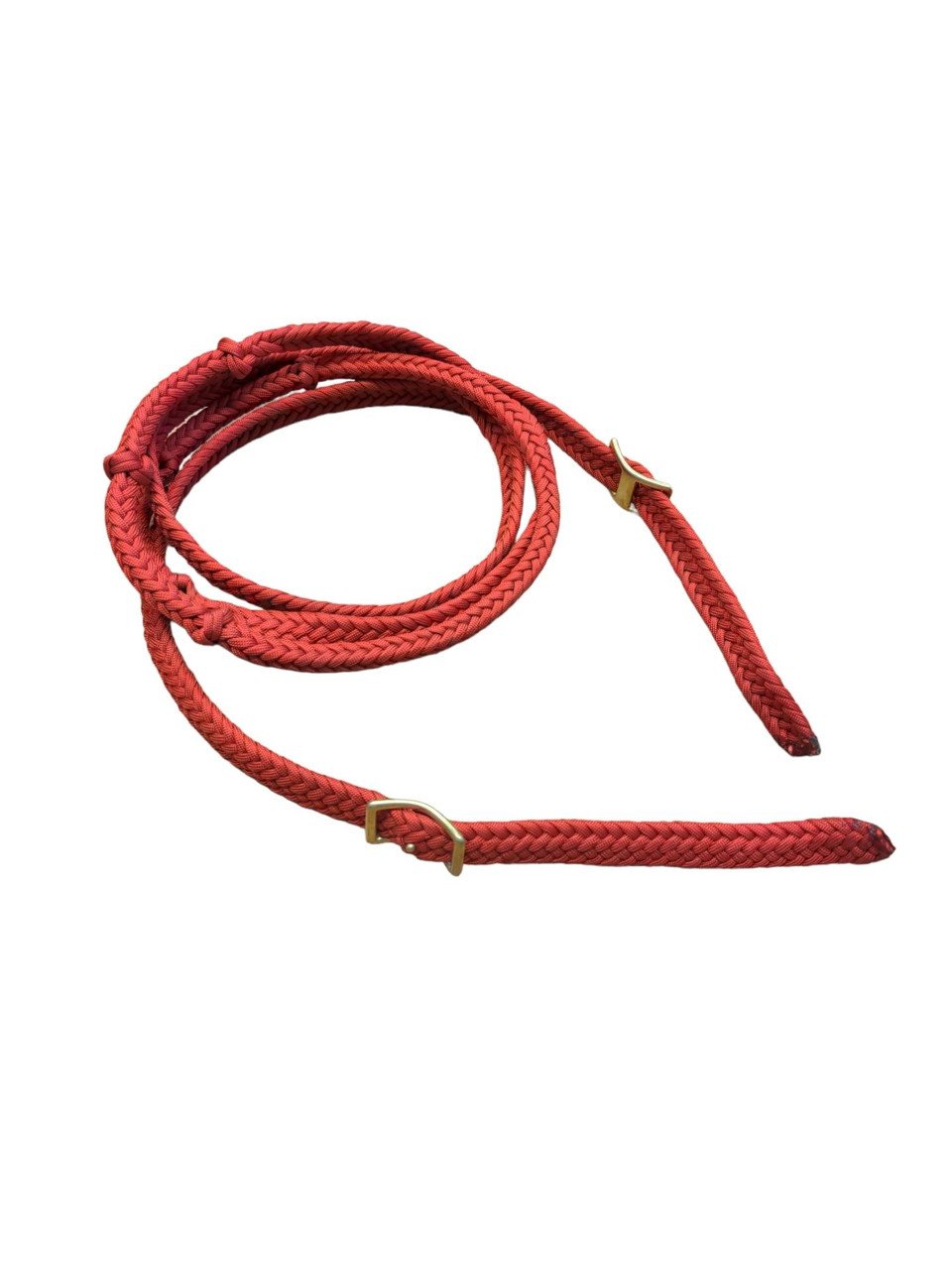 Jerry Beagley Braided Round Rein with Knots