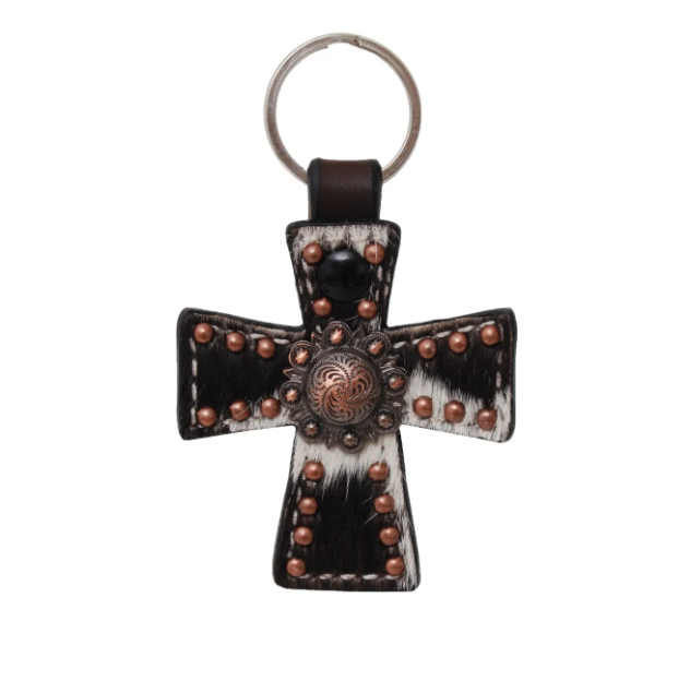 Circle Y Cross Key Chain