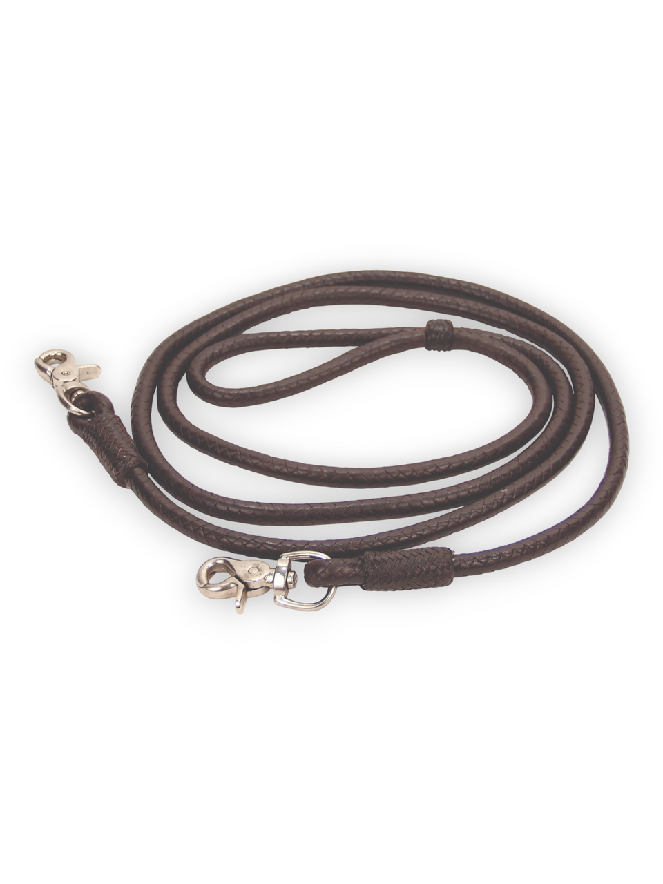 Buffalo Leather Woven Soft Leather Roping Reins