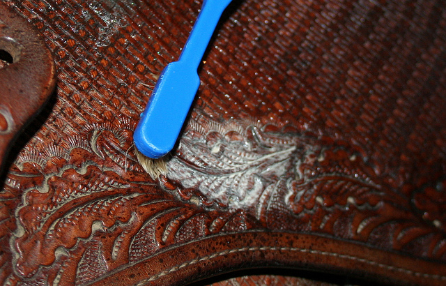 Cleaning a Saddle - saddleupcolorado