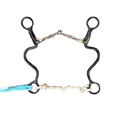 Dutton Bits Calvary Shank 5" Twisted Wire Bit – Premium Horse Tack