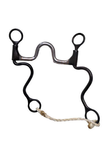Dutton Medium Port Long Calvary Shank Bit | Balanced Western Control