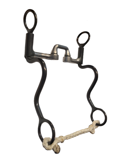 Dutton Square Low Port 3-Piece Correction Bit | Calvary Shank Western Bit