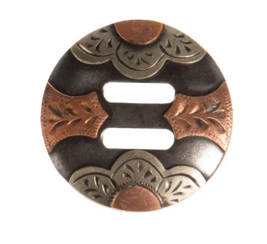 Wildfire Saddlery Sunflower Slotted Concho 1 1/2" (C7S112)