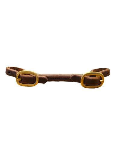 Jerry Beagley Round Leather Curb Strap