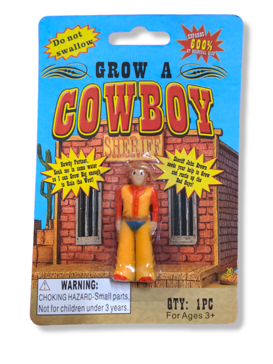 Western Fashion Grow a Cowboy Toy