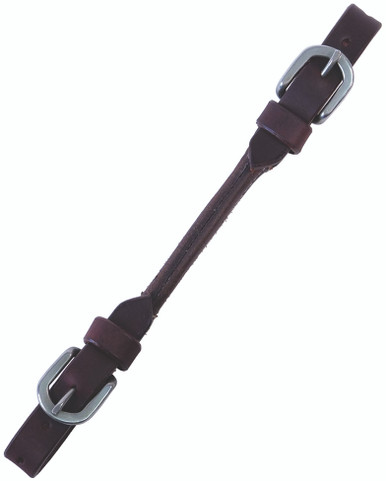 Buffalo Leather Plain Round Latigo Curb Strap