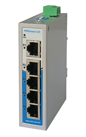 PROmesh U5 | 5-Port Unmanaged Industrial Ethernet Switch 114110120 ...