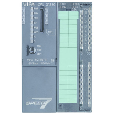 VIPA 312-5BE13 | CPU 312SC - high performance all-in-one MPI PLC