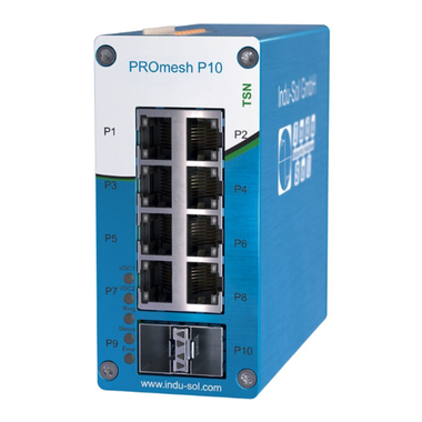 PROFINET 10-Port Managed Ethernet Switch with Diagnostics | PROmesh P10 ...