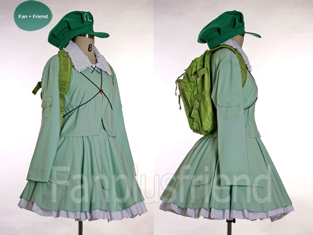 Touhou Project Cosplay,Backpack Cucumber Kawashiro Nitori Outfit ...