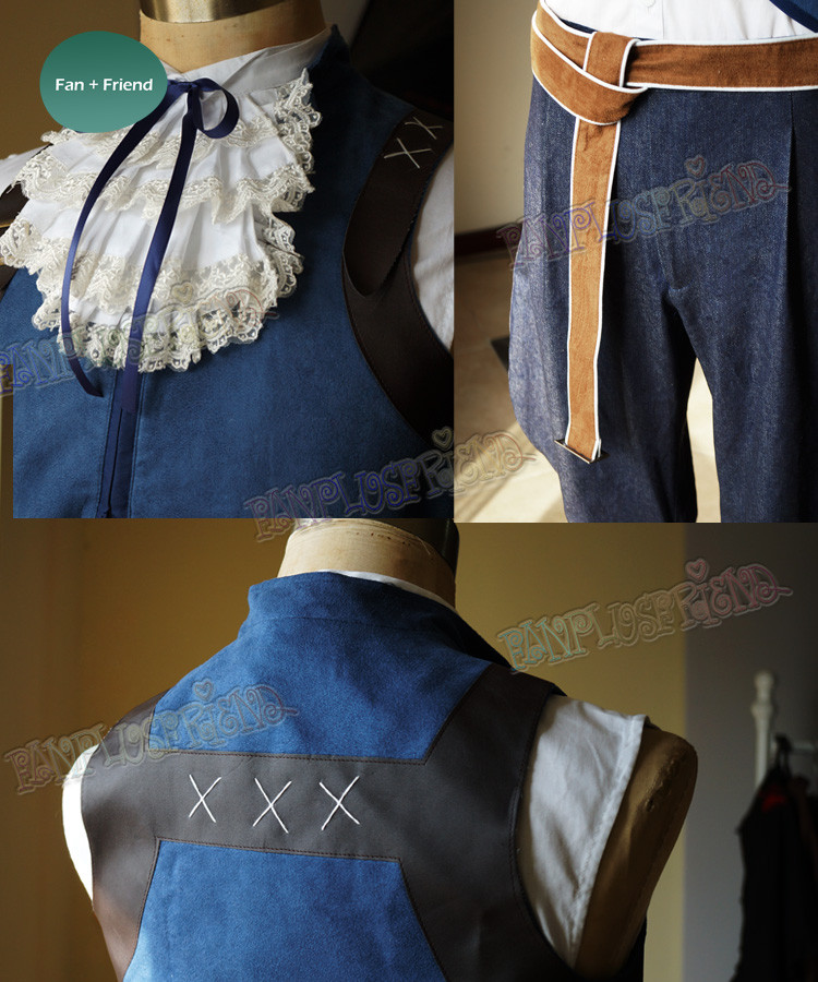 Final Fantasy IX Cosplay Zidane Tribal Costume Set