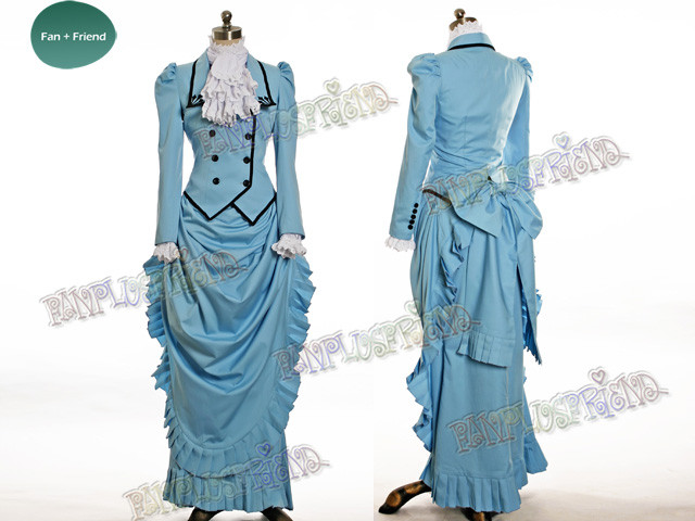 Black Butler Kuroshitsuji Cosplay Angelina Durless (Madam Red) Costume ...