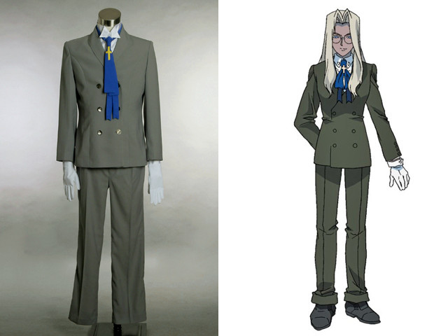 Integral Fairbrook Wingates Hellsing Cosplay, Sir Integra Costume
