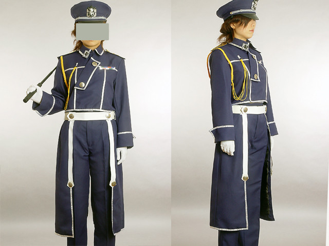 Fullmetal Alchemist Cosplay, Roy Army Uniform Set*4 pcs
