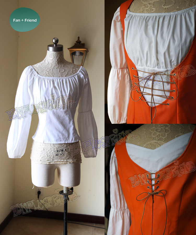 Final Fantasy IX Cosplay Garnet Costume Set Anime Game