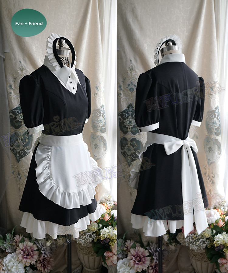 Persona 3: Dancing Moon Night Cosplay, Maid Outfit Set