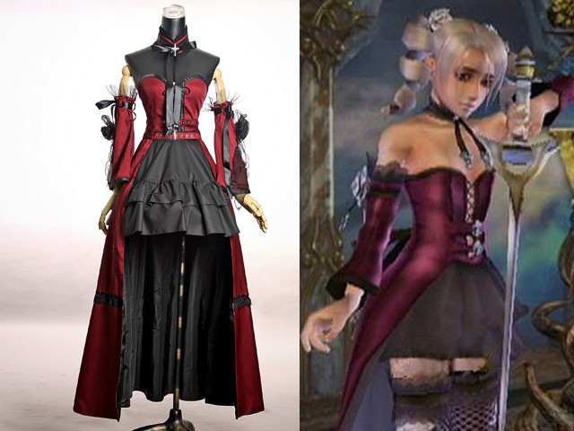 Soul Series/Soul Calibur 4 Cosplay Amy Sorel Costume Set