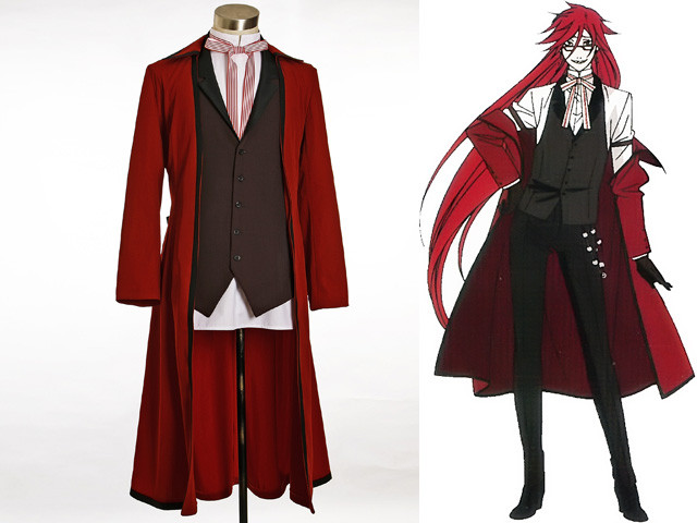 Black Butler Kuroshitsuji Cosplay Mey Rin Costume Maid Uniform