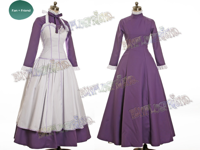 Black Butler Kuroshitsuji Cosplay, Hannah Annafellows Costume Maid Outfit