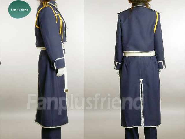 Fullmetal Alchemist Cosplay, Roy Army Uniform Set*4 pcs
