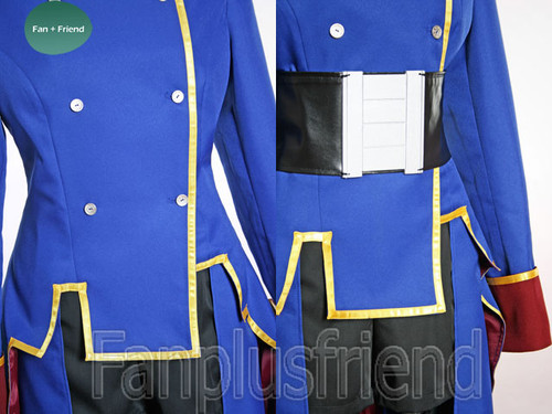 Macross Frontier Cosplay, Sheryl Nome Military Uniform Costume Set