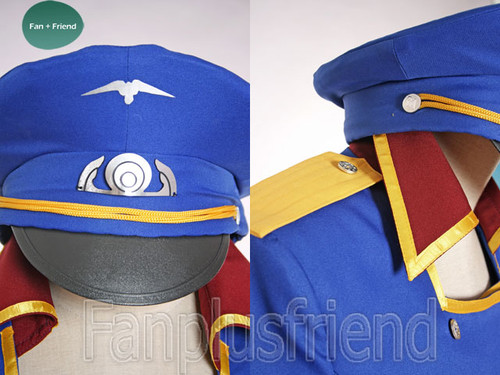 Macross Frontier Cosplay, Sheryl Nome Military Uniform Costume Set