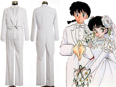 Ranma 1/2 Cosplay, Ranma Saotome Final Wedding Tuxedo Jacket